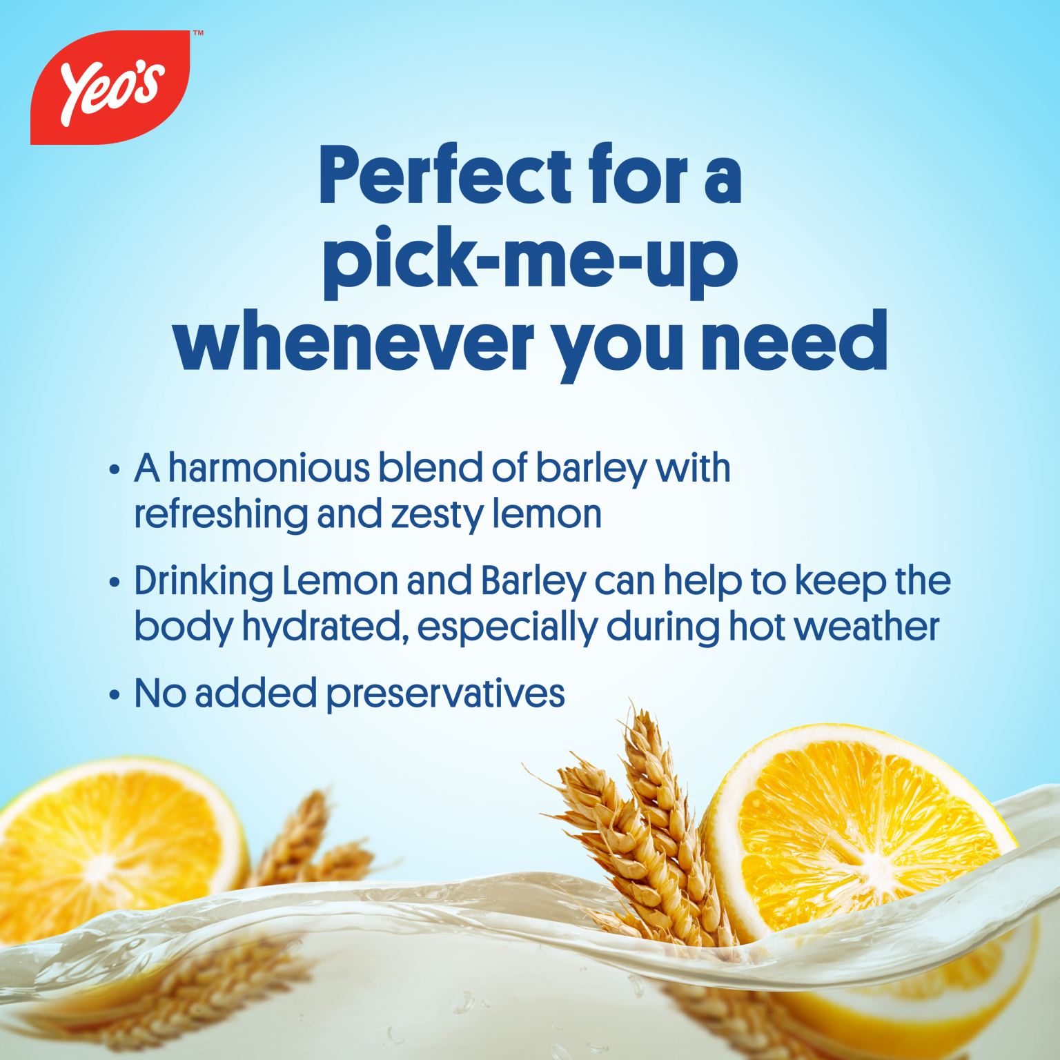 Lemon Barley Drink – Yeo's
